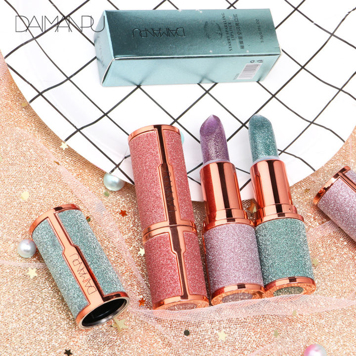 【Kingo】DAIMANPU starry sky color-changing lipstick warm non-stick cup ...