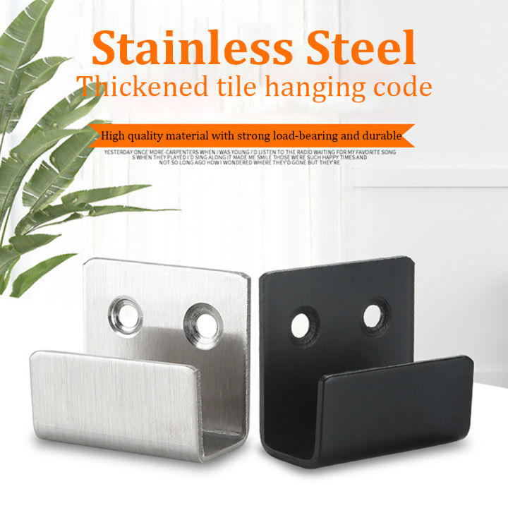 Ceramic Tile Hook Stainless Steel Rack Living Room Bedroom Bathroom ...