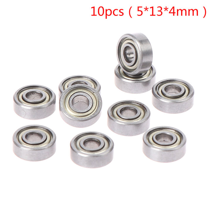 10pcs deep groove spherical carbon steel miniature bearings 695ZZ ...