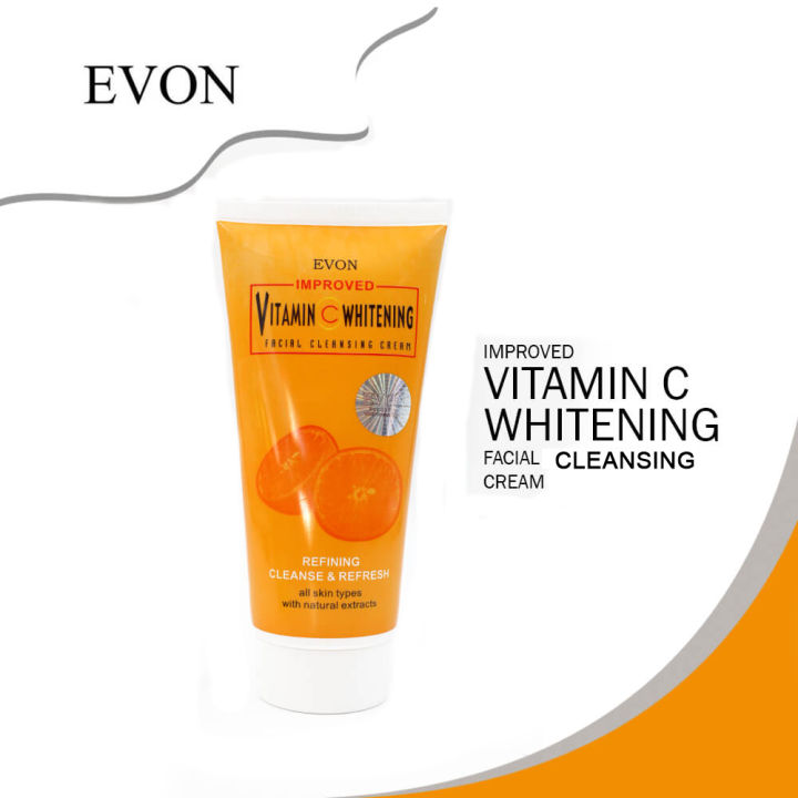 EVON Vitamin C Whitening Facial Cleansing Cream 190ml | Daraz.lk