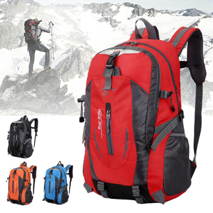 40L Hiking Camping Bag Large Waterproof Backpack Outdoor Travel Luggage ...