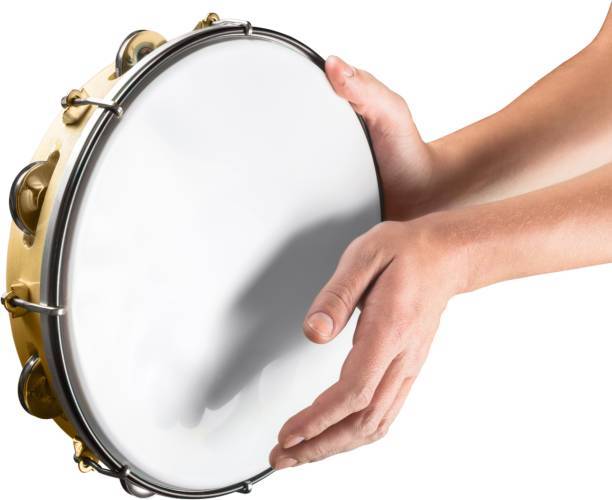 8''/ 10'' Tambourine Drum Synthetic head 8, 10 inch Dafli/Tambourine ...