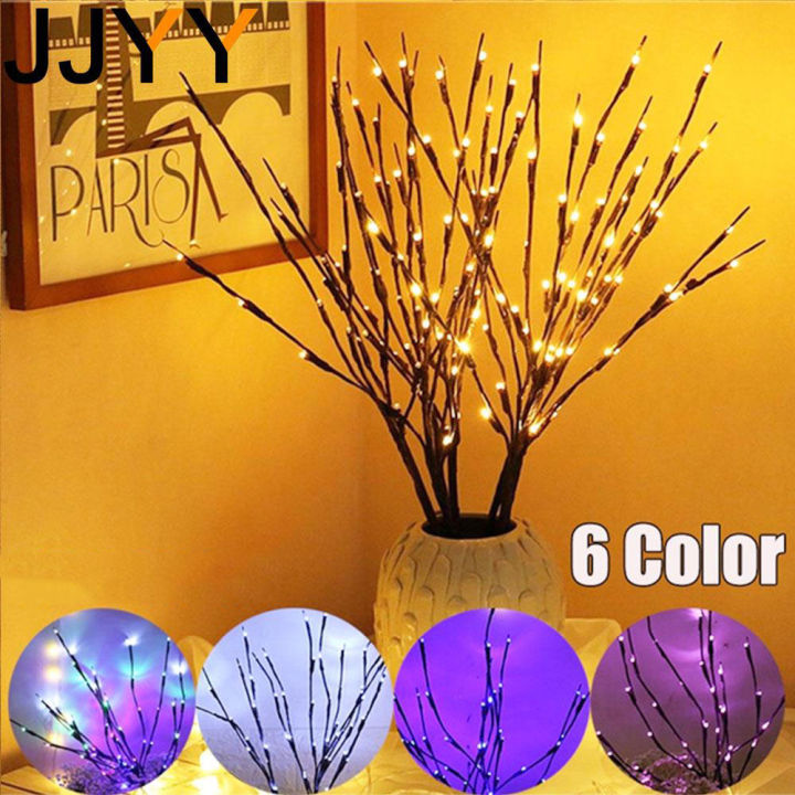JJYY LED Lighted Twig Branches Lights Battery Powered Decorative Lights ...