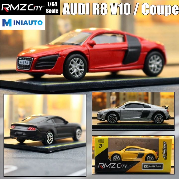 model bike 1/64 Audi R8 Coupe V10, 1:64 Diecast Super Sport Toy Car ...