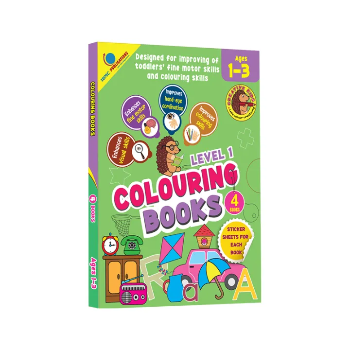 Colouring Books Level -1 (Ages 1-3) | Daraz.lk