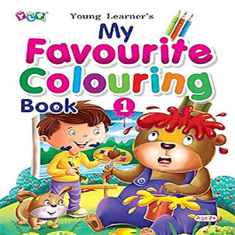 Young Learner's My Favourite Colouring Book 1 - 9789380025933 | Daraz.lk