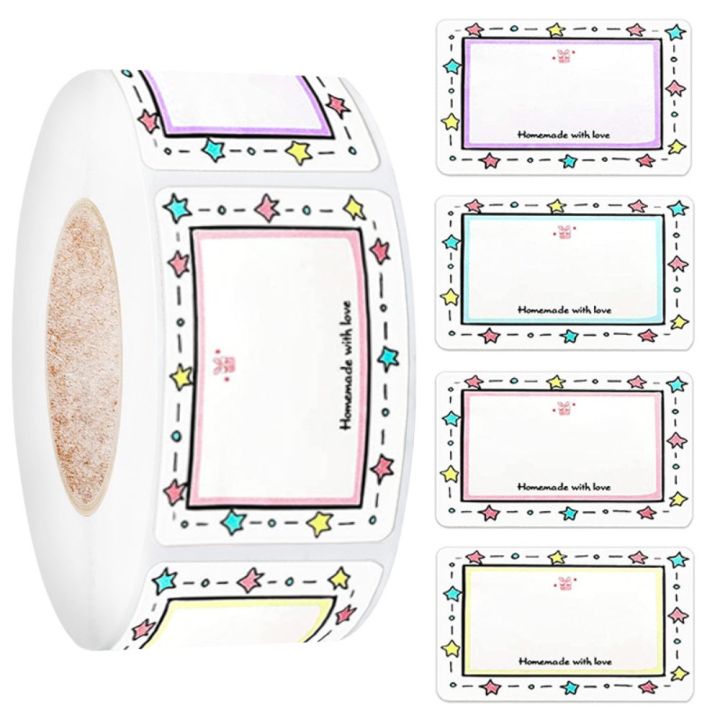 250Pcs/Roll Household Blank Kitchen Name Label Sticker Handwritten ...