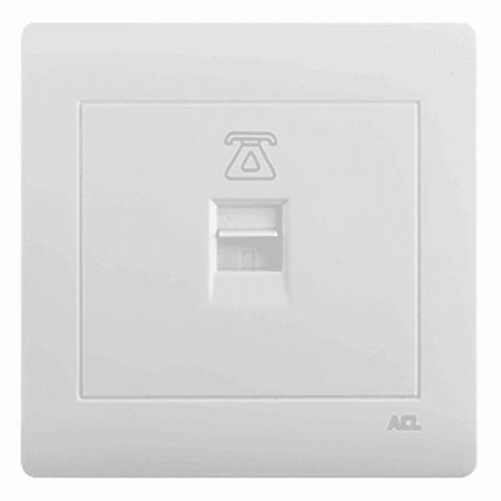 ACL Elegance Telephone Outlet Socket - White | Daraz.lk