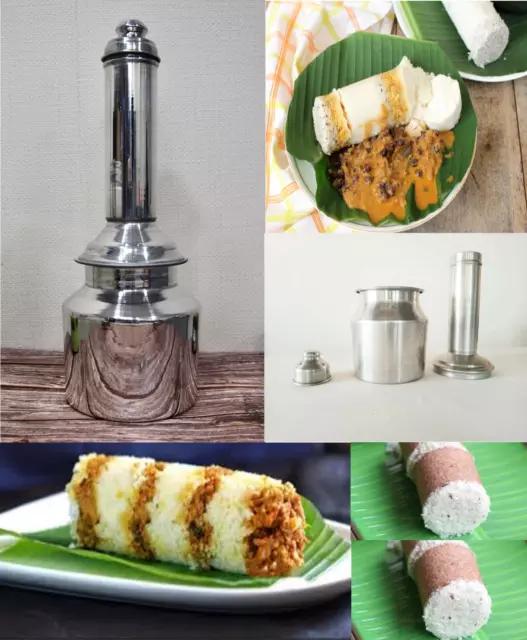 Pittu Maker Stainless Steel Traditional Quality Kudum Steam Bamboo ...