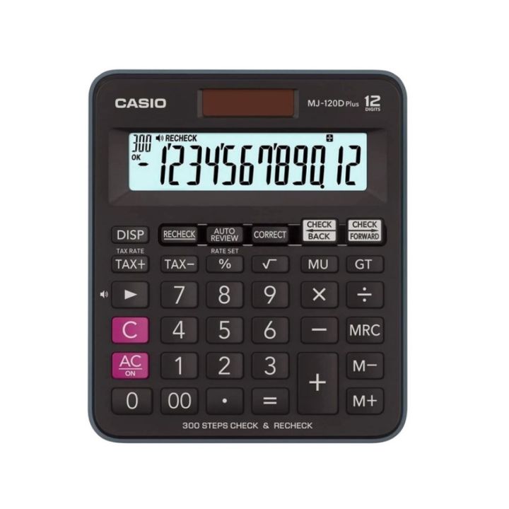 CASIO MJ-120D PLUS Check & Correct 12 Digit Desk Calculator Financial ... CASIO MJ-120D PLUS Check & Correct 12 Digit Desk Calculator Financial ...
