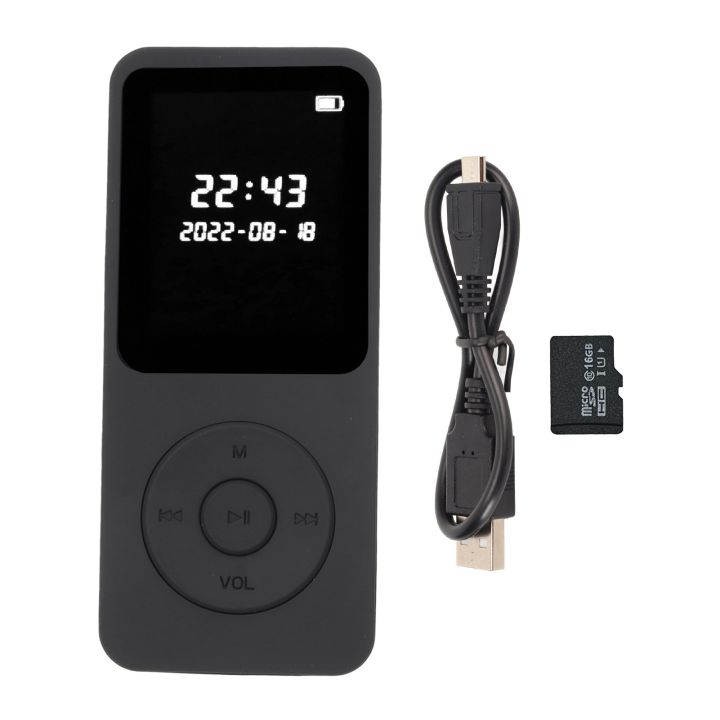 MP3 Player MP3 MP4 Player Bluetooth 5.0 Ultra Thin Digital LCD 1.77 ...