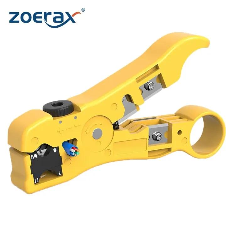 ZoeRax Universal Cable Wire Stripper Cutter Stripping Tool for Flat or ...