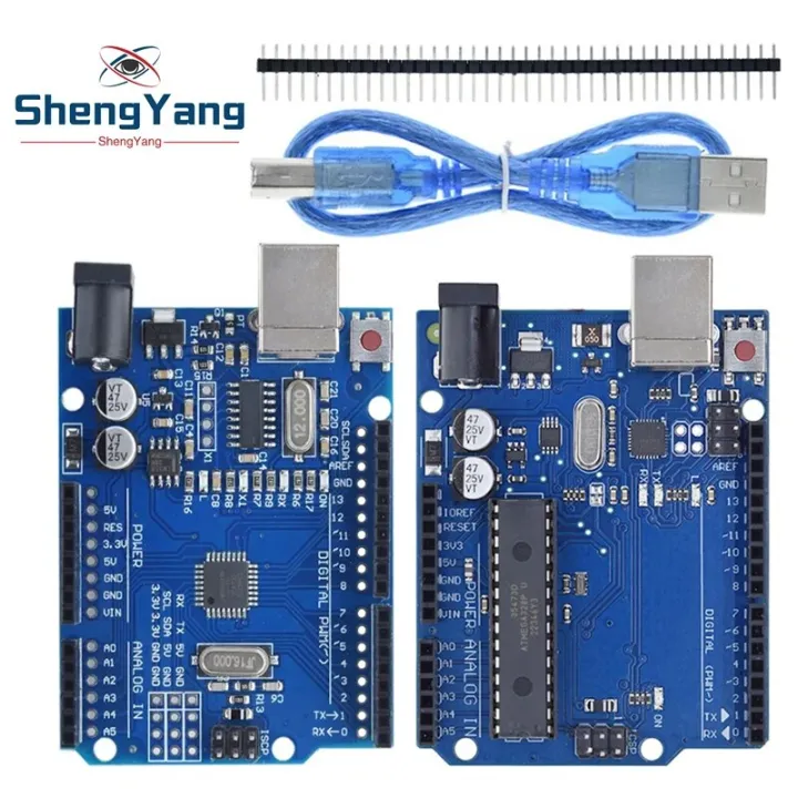 UNO R3 Development Board ATmega328P CH340 CH340G For Arduino UNO R3 With Straight Pin Header ...