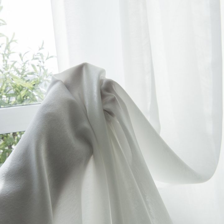 Light Transmission Nontransparent Solid Color Tencel Curtain Window ...