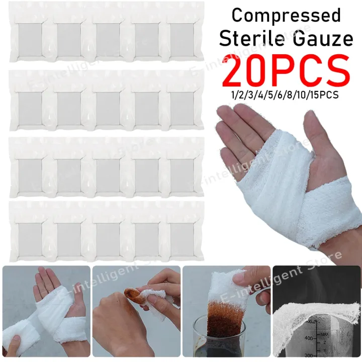 6x300CM Compressed Sterile Gauze First Aid Kits Emergency Medical ...