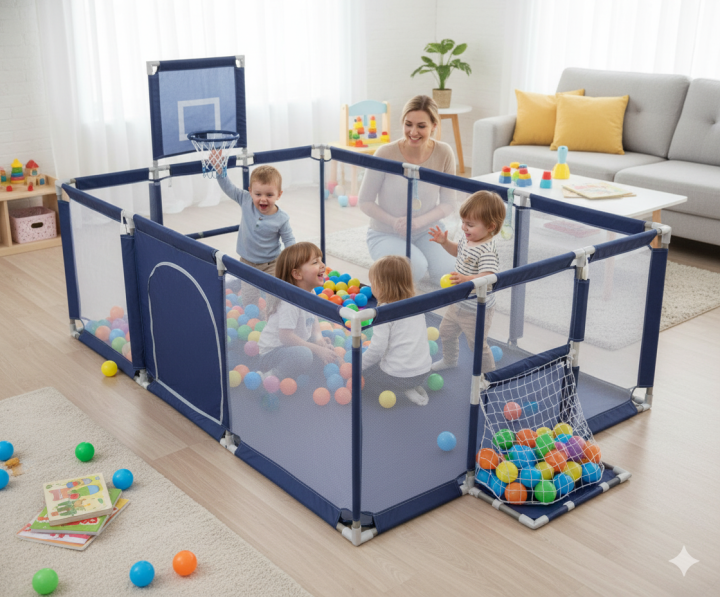 Extra Large Baby Playpen - Playpen for Babies and Toddlers, Play Pen ...