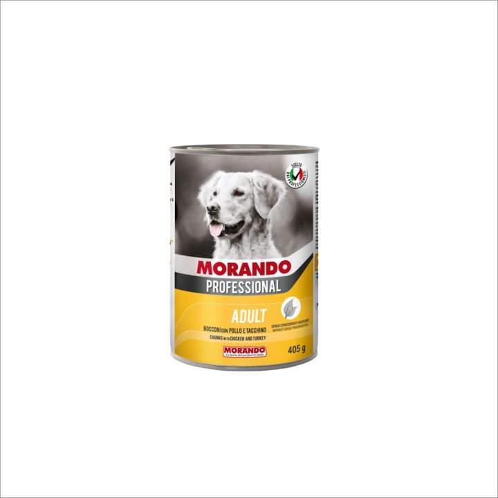 Morando Dog Professional Chunk Canned With Chicken & Turkey 405g | Daraz.lk
