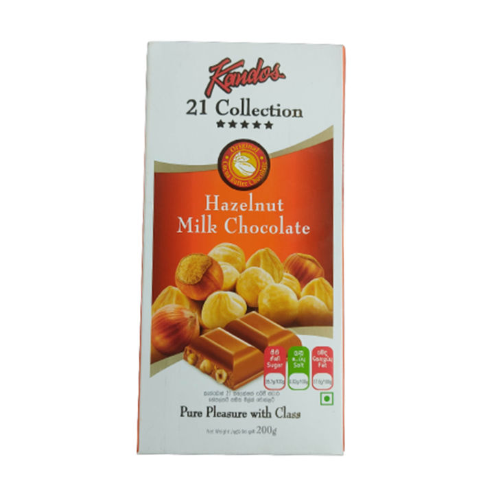 Kandos 21 Five Star- Hazel Nut Chocolate 200g | Daraz.lk