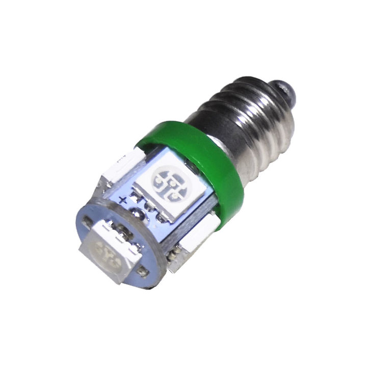 5pcs E10 5050-5SMD DC4.5V E10 DC6V DC12V E10 LED DC24V Indicator bulb ...