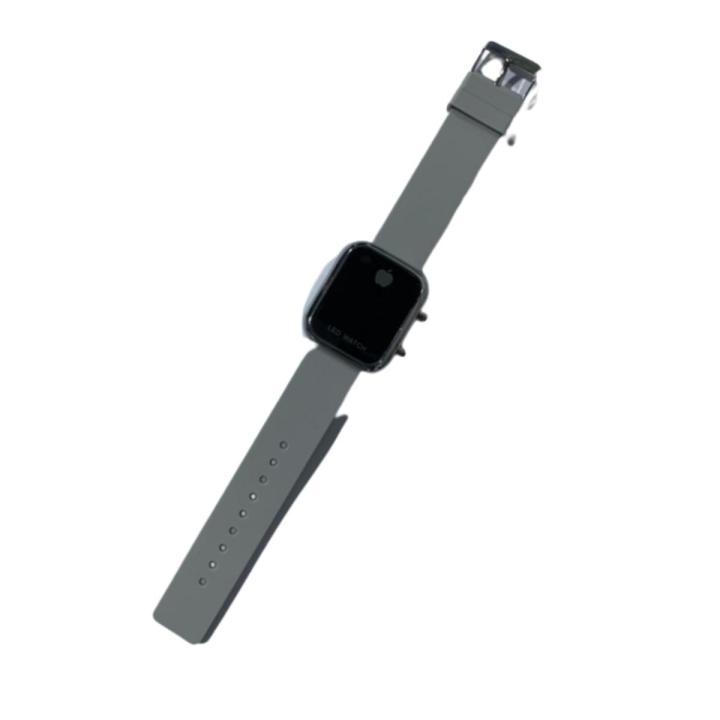 LED Digital Casual Fashion Quartz Watch Rubber Strap Wrist Men Women ...