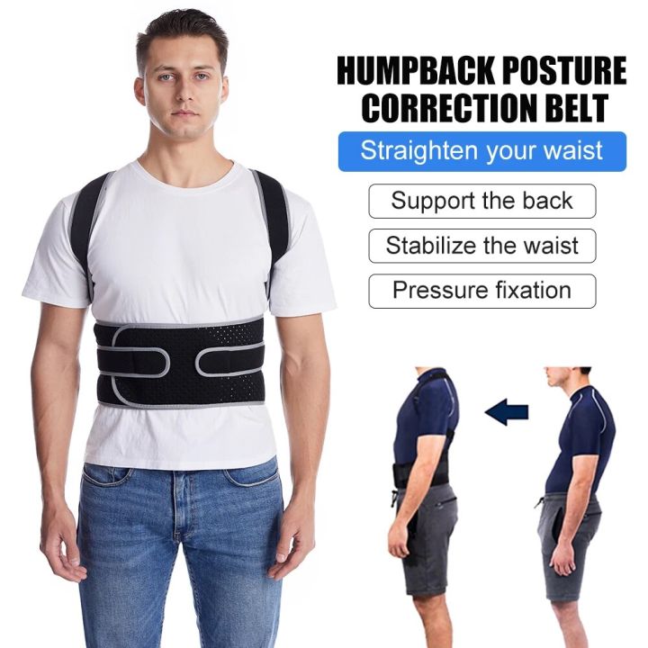 1Pcs Posture Corrector Scoliosis Back Brace Spine Corset Shoulder ...