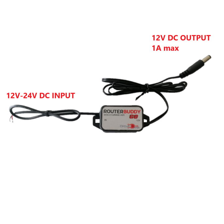 Vehicle 12V-24V to 12V Power Regulator for Wi-Fi Routers and Other 12V ...