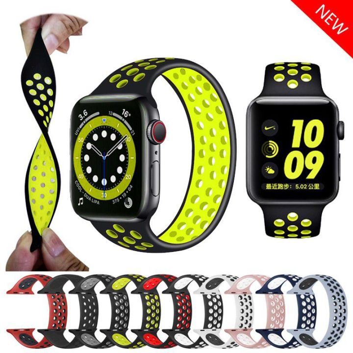 Multi Color Sport Silicone I Watch Strap Band For Apple Watch Series 1 ...