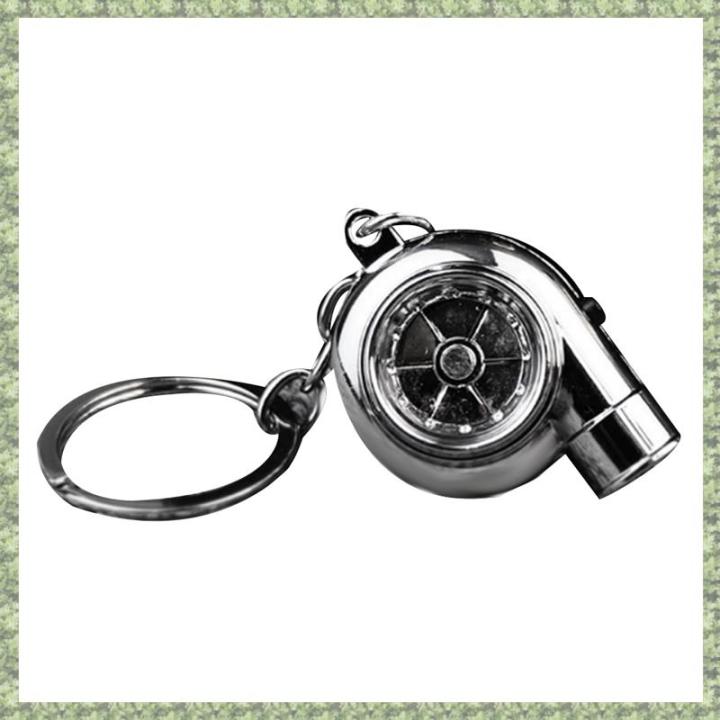 Car Turbo Spinner Keychain with Real Sound and LED Light Mini ...