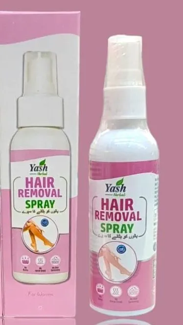 Yash Herbal Hair Removal Spray For Women 100Ml, Arms, Legs, Under Arms ...