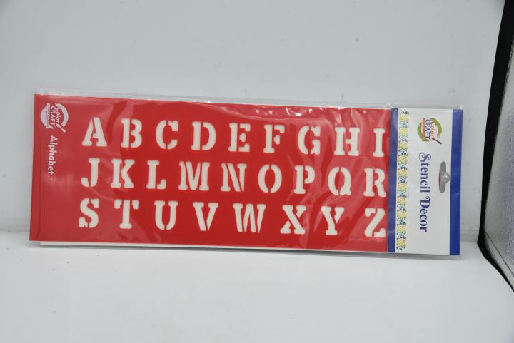 Designer Regular Stencil Alphabet | Daraz.lk