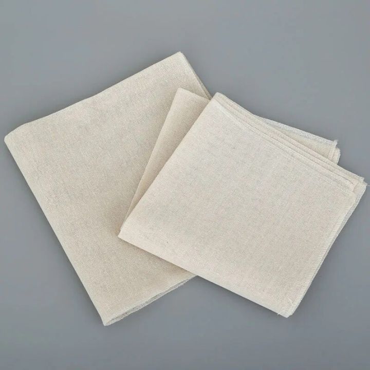 40-100cm Square Unbleached Organic 100% Cotton Cheesecloth for Basting ...