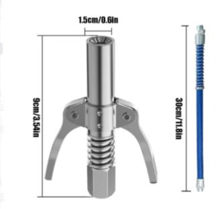 Lock clamp type high-pressure oil nozzle, manual electric pneumatic ...