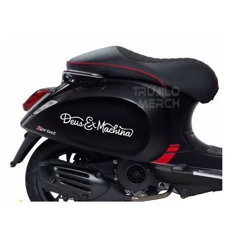 Sticker DEUS EX MACHINA Long / MOTOR STICKER / Car STICKER / LEPTOP ...