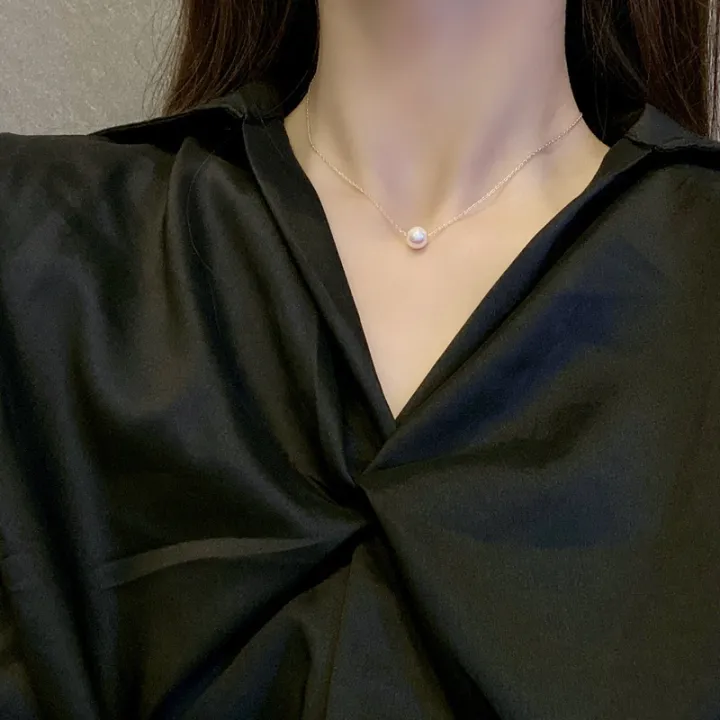 Imitation Pearl Pendant Necklace for Women | Daraz.lk