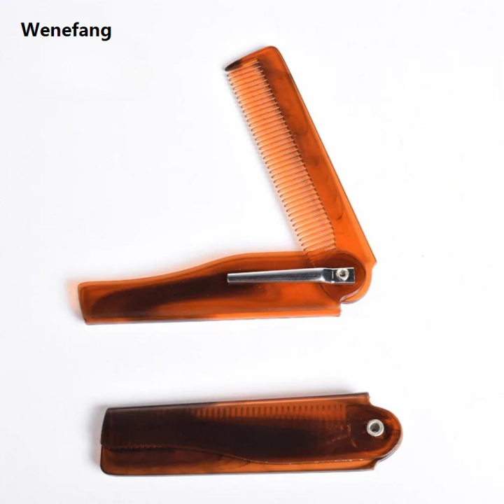 Wenefang Fashion Portable Folding Pocket Combs For Men Oil Head ...