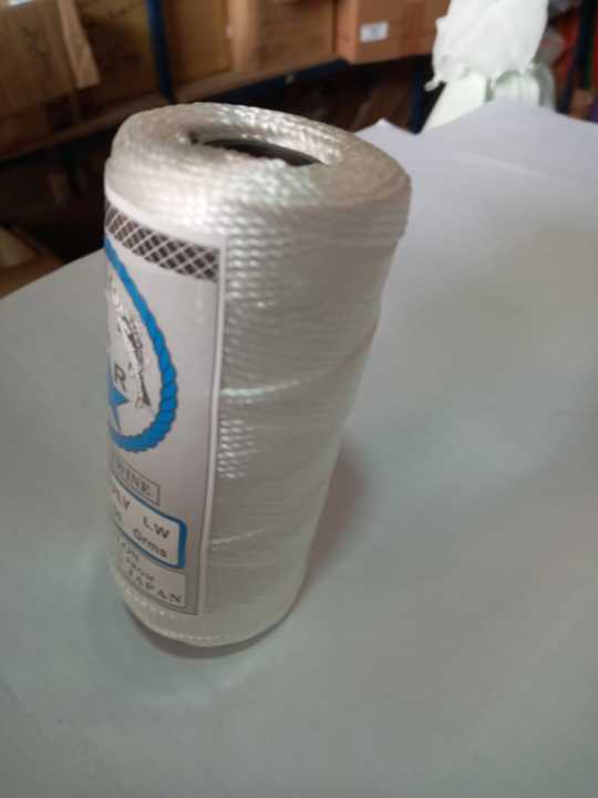 27 Ply White Color Nylon Rope 100gms kite Use foundation nool | Daraz.lk