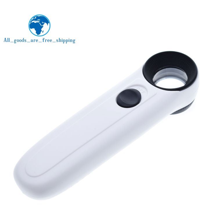 TZT 15X Handheld Glass Loupe Magnifier Magnifying Glass Portable ...