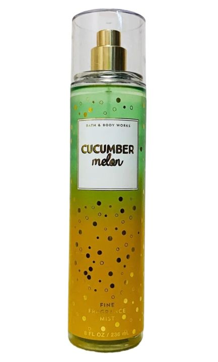 Bath & Body Works CUCUMBER MELON Fine Fragrance Mist Body Spray 8 oz ...