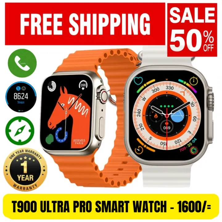 T900 Ultra Big Smart Watch Original 49mm Big 2.09 inch 2023 Smart watch Series 8 Reloj ...