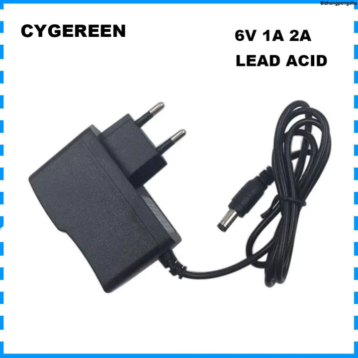 BizhangpengshuPortable 6V 1A 2A Lead Acid Wall Charger 7.2V 6 Volt ...