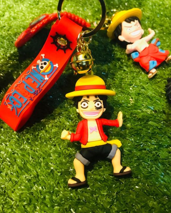Luffy -3D Rubber Keychain- One Piece Anime | Daraz.lk
