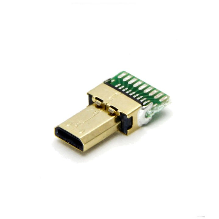 (NEW)5 X Micro HDMI Male Solder Plug Termination Repair Replace ...