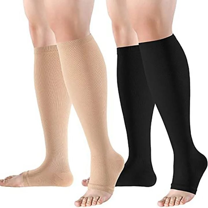 Medical Compression Socks Open Toe S/M/L/XL/XXL Sports Compression ...