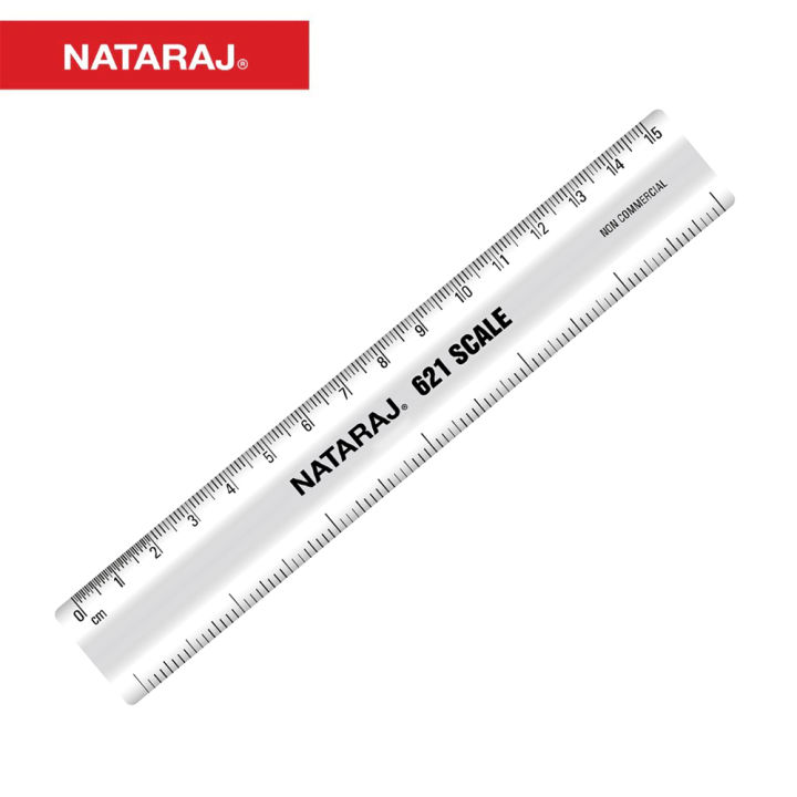 15cm Nataraj Transparent Scale 621 Ruler 1pcs | Daraz.lk