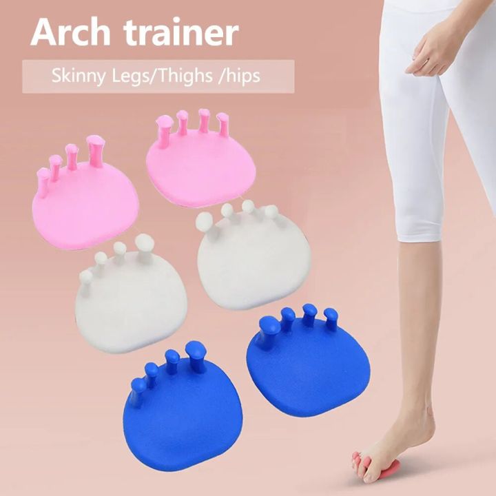 【HOT】 1Pair Arch Foot Trainer Fitness Leg Toes Plantar Function ...