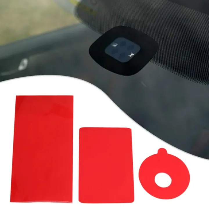 Sensitive Car Windshield Replacement Glass Pad Front Wiper Glue Sticker ...