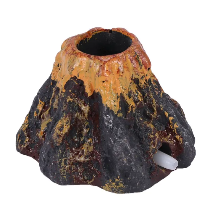 3X Volcano Shape Aquarium Fish Tank Decor Oxygen Pump Air Bubble Stone ...