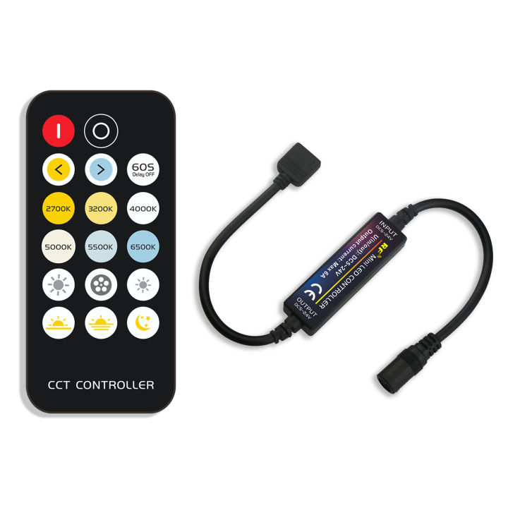 LED Controller Mini Wireless RF 17-Key Remote Control Constant Pressure ...