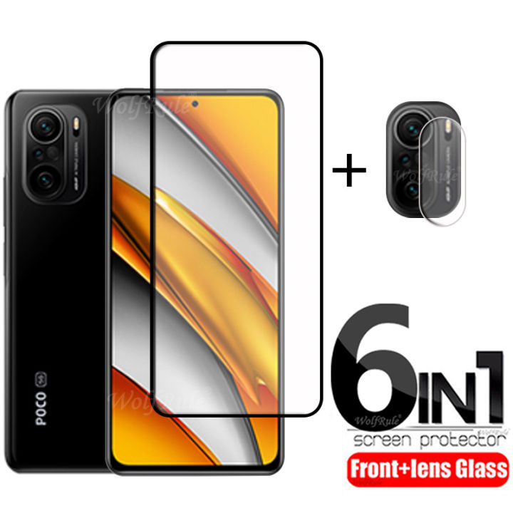 6-in-1 For Xiaomi Poco F3 Glass For Poco F3 Tempered Glass Flim ...