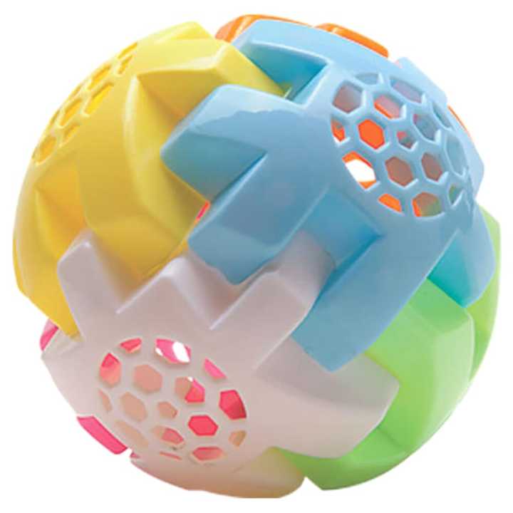 Plastic Creative Hand Bell Ball Rattles Baby Kids Diy Assembling Block ...